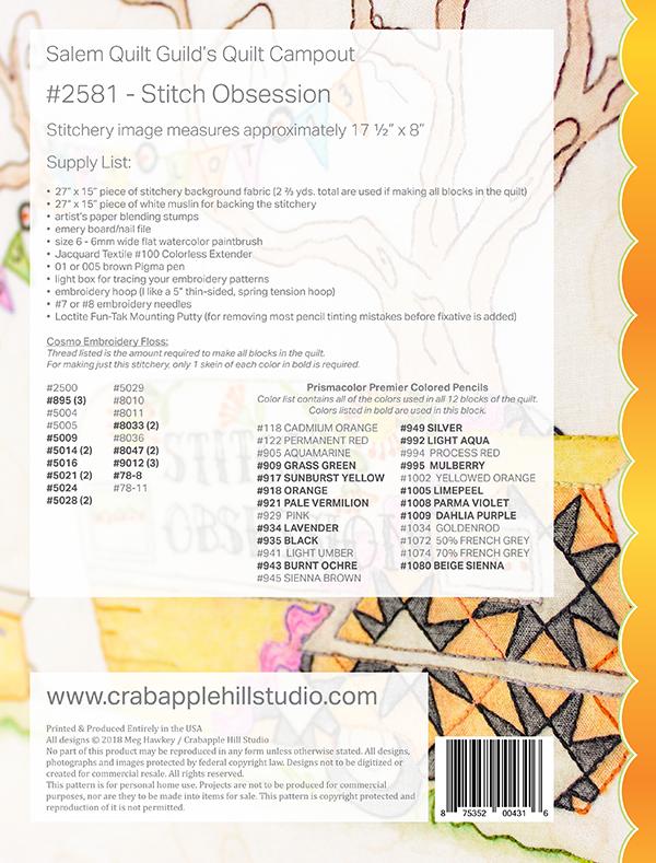 Crabapple Hill Salem Quilt Guild Quilt Campout #1 - Quilt Pattern ...