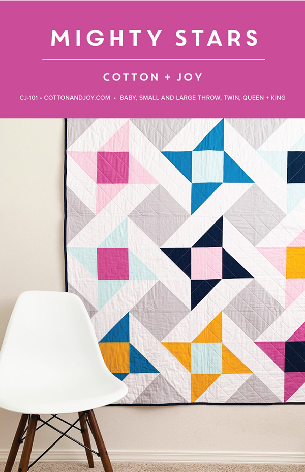 Cotton and Joy Mighty Stars - Quilt Pattern - 123Stitch