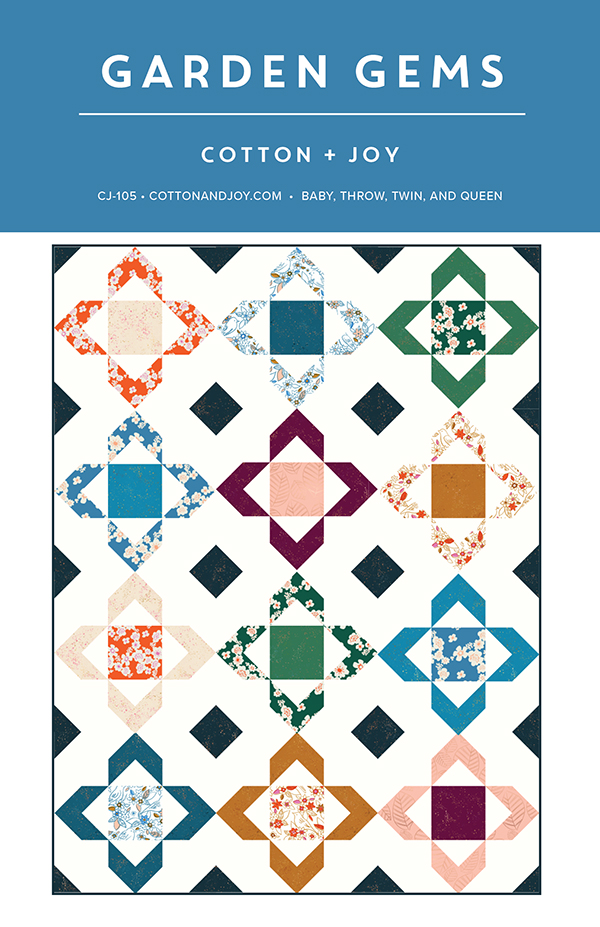 Cotton and Joy Garden Gems - Quilt Pattern - 123Stitch