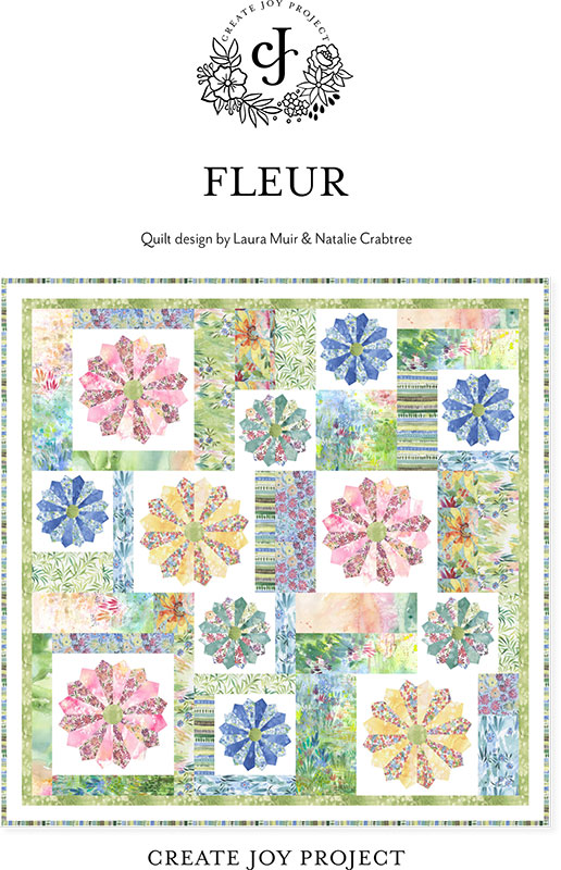 Create Joy Project Fleur - Quilt Pattern - 123Stitch