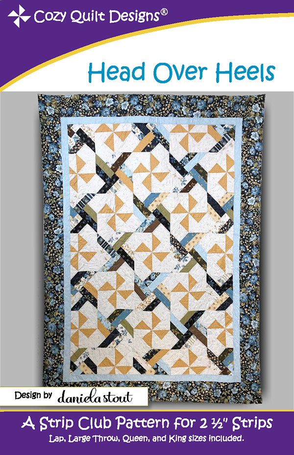 Cozy Quilt Head Over Heels - Quilt Pattern - 123Stitch