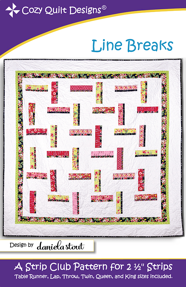 Cozy Quilt Line Breaks - Quilt Pattern - 123Stitch