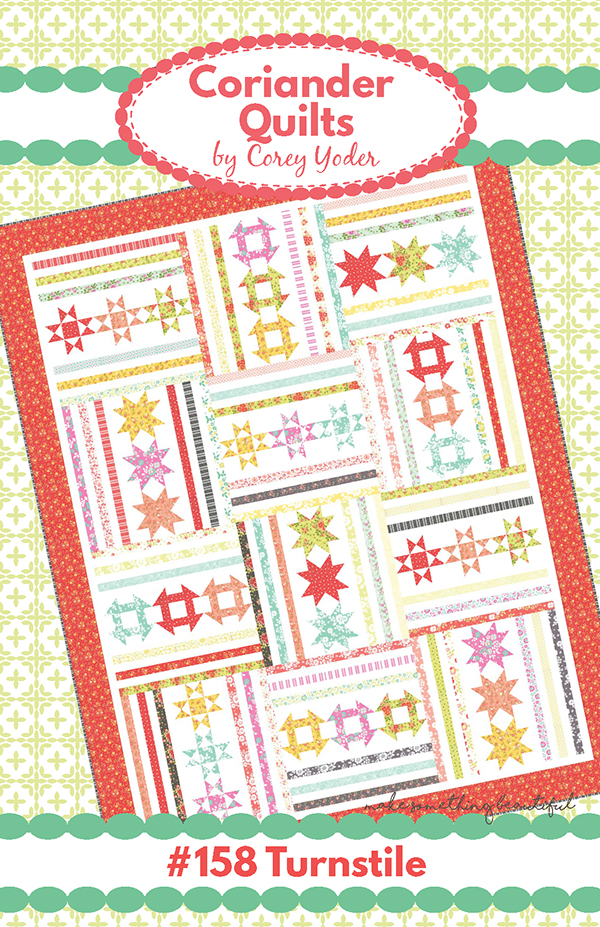 Corey Yoder Coriander Quilts Turnstile - Quilt Pattern - 123Stitch