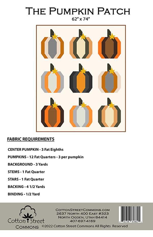 Cotton Street Commons The Pumpkin Patch - Quilt Pattern - 123Stitch