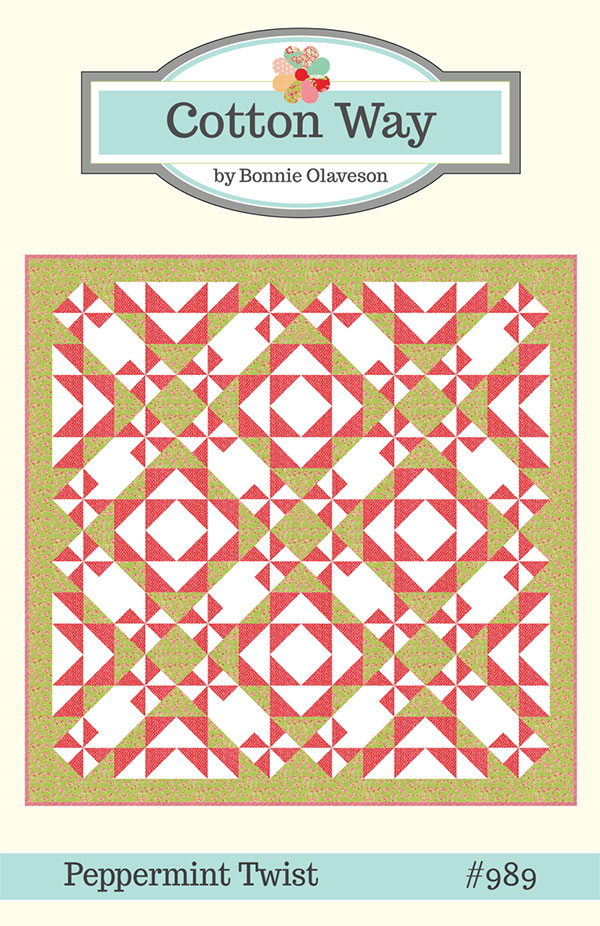 Cotton Way Peppermint Twist - Quilt Pattern - 123Stitch