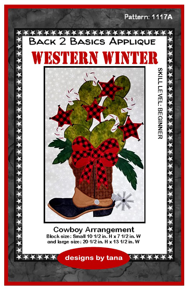 Designs by Tana Cowboy Arrangement - Quilt Pattern - 123Stitch