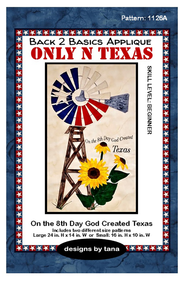 Designs by Tana On The 8th Day God Created Tex - Quilt Pattern - 123Stitch