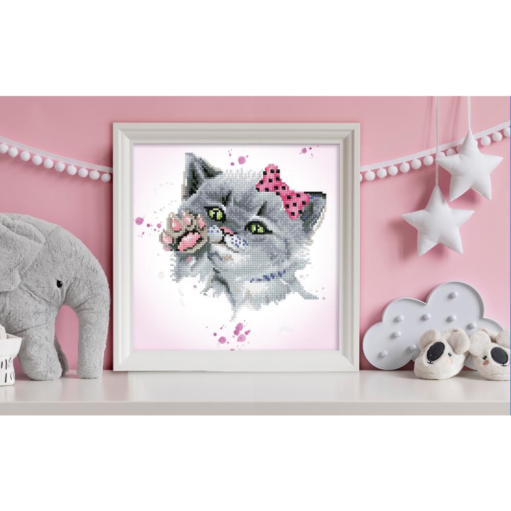 Eye Spy Kitty - Diamond Dotz Facet Art Kit - 123Stitch