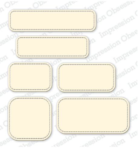 Impression Obsession Rounded Rectangle Layers - Craft Die DIE1195-ZZ ...
