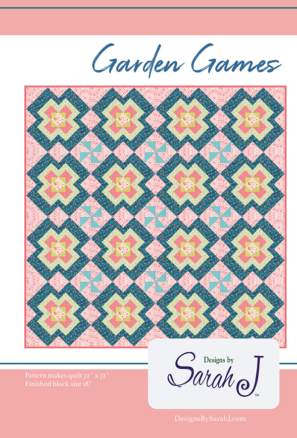 Designs by Sarah J Garden Games - Quilt Pattern - 123Stitch