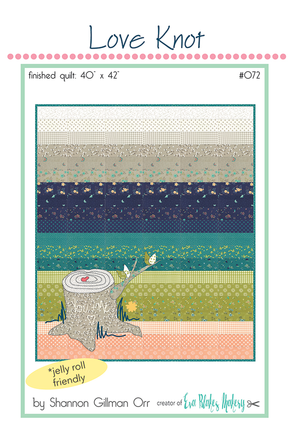 Eva Blakes Makery and Emporium Love Knot - Quilt Pattern - 123Stitch
