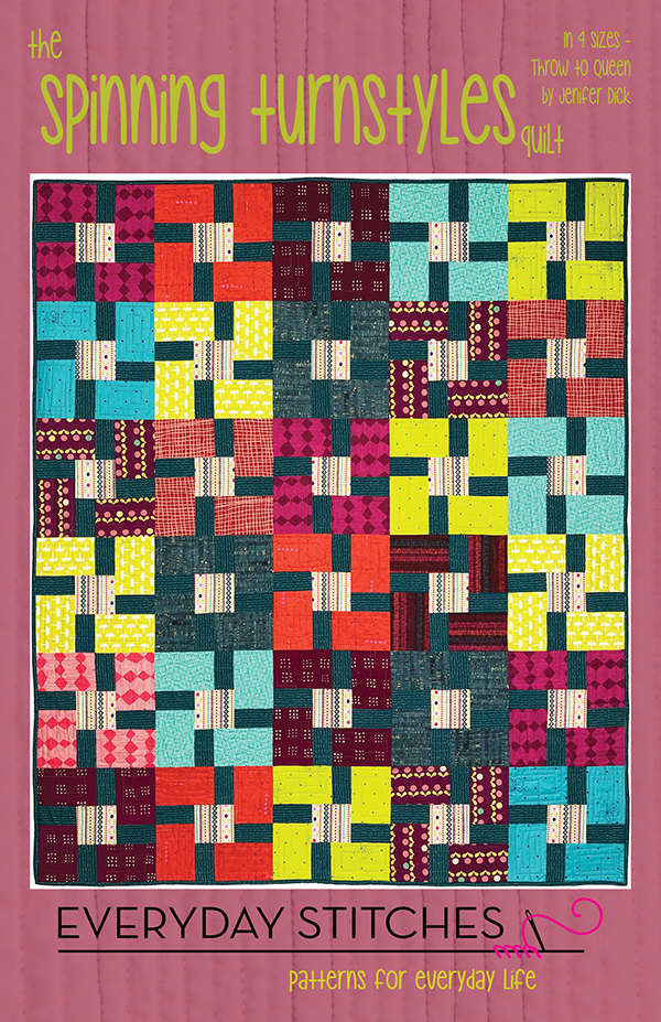 Everyday Stitches Spinning Turnstyles - Quilt Pattern - 123Stitch