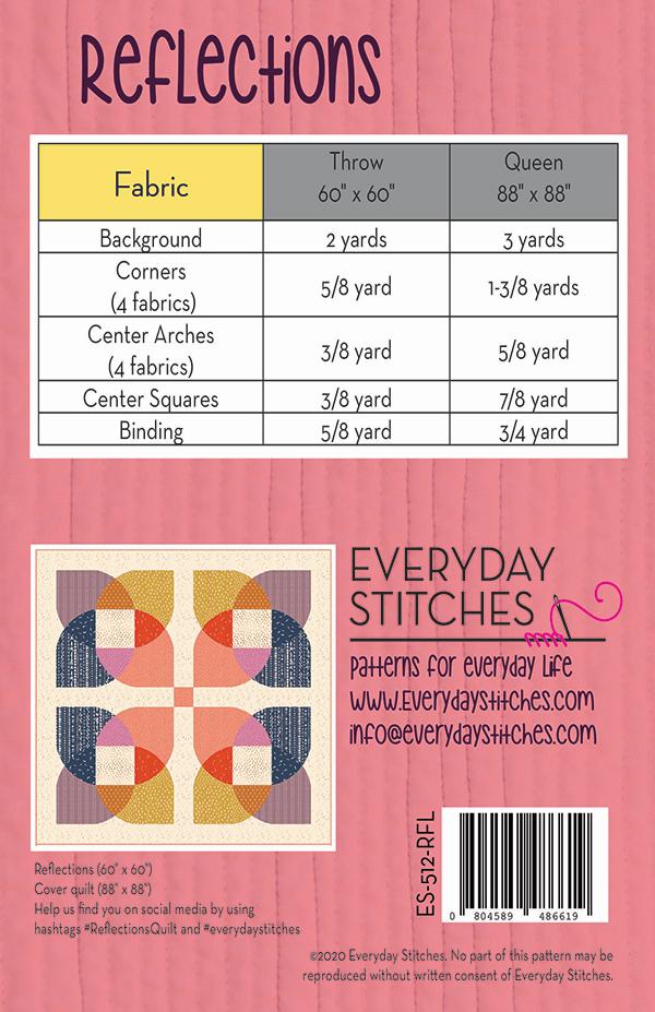 Everyday Stitches Reflections - Quilt Pattern - 123Stitch