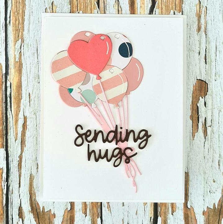 Frantic Stamper Caring Balloons - Craft Die FRA-DIE-010960 - 123Stitch