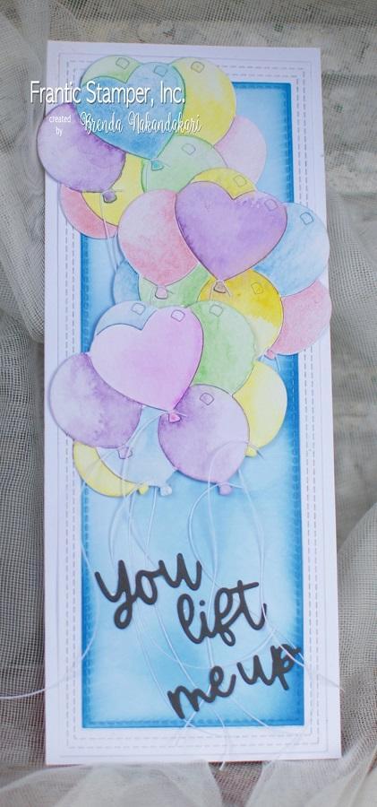Frantic Stamper Caring Balloons - Craft Die FRA-DIE-010960 - 123Stitch