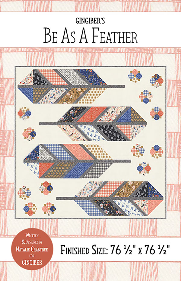 Gingiber Be As A Feather - Quilt Pattern - 123Stitch