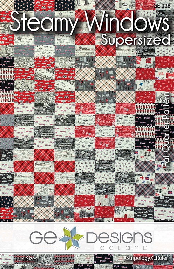 GE Designs Steamy Windows Supersized - Quilt Pattern - 123Stitch