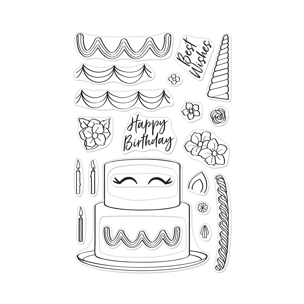 Hero Arts Decorate A Cake - Clear Stamp CM438 - 123Stitch