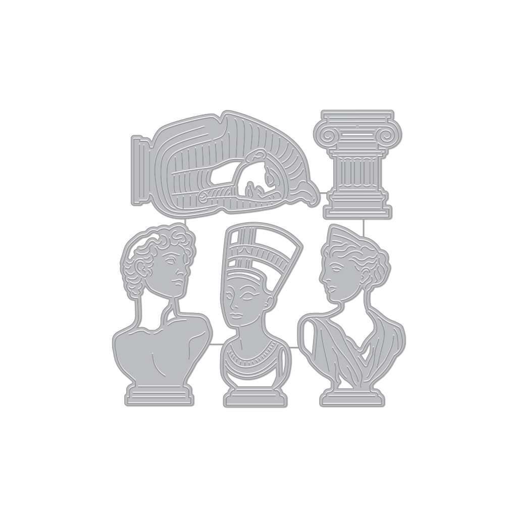Hero Arts Museum Busts Fancy Dies - Craft Die DF042 - 123Stitch
