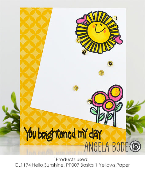 Impression Obsession Hello Sunshine - Clear Stamp - 123Stitch