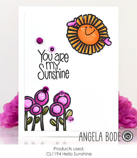 Impression Obsession Hello Sunshine - Clear Stamp - 123Stitch