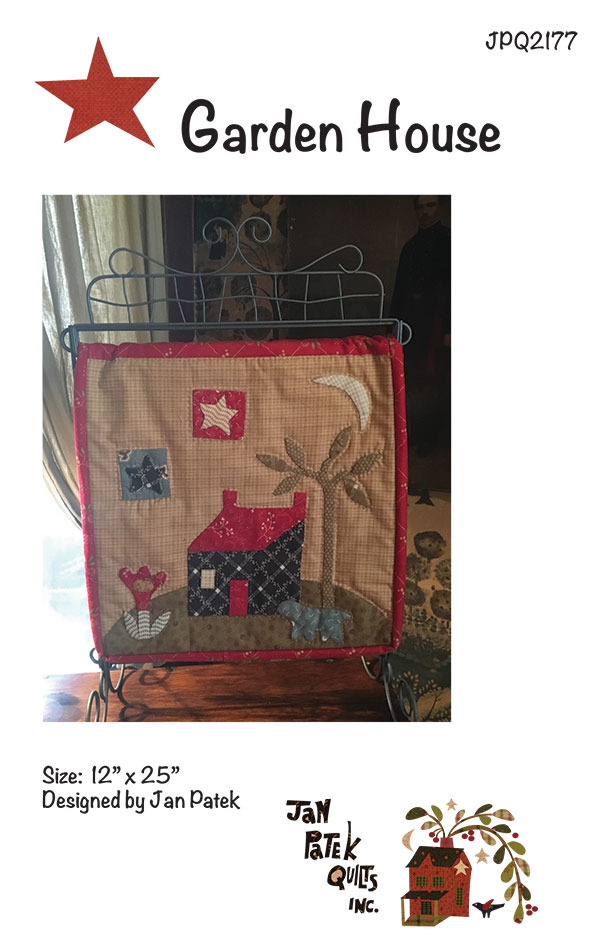 Jan Patek Garden House - Quilt Pattern - 123Stitch