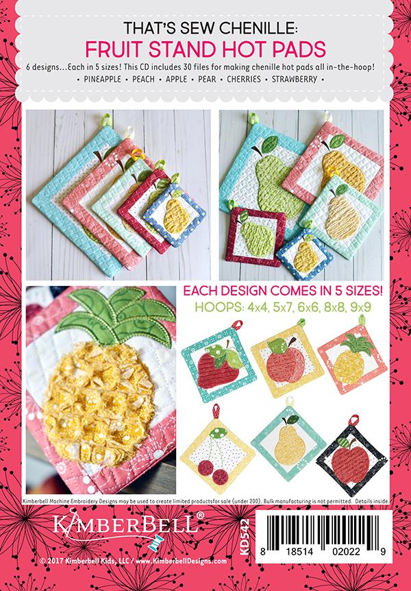 Kimberbell Thats Sew Chenille Fruit Stand - Quilt Pattern - 123Stitch