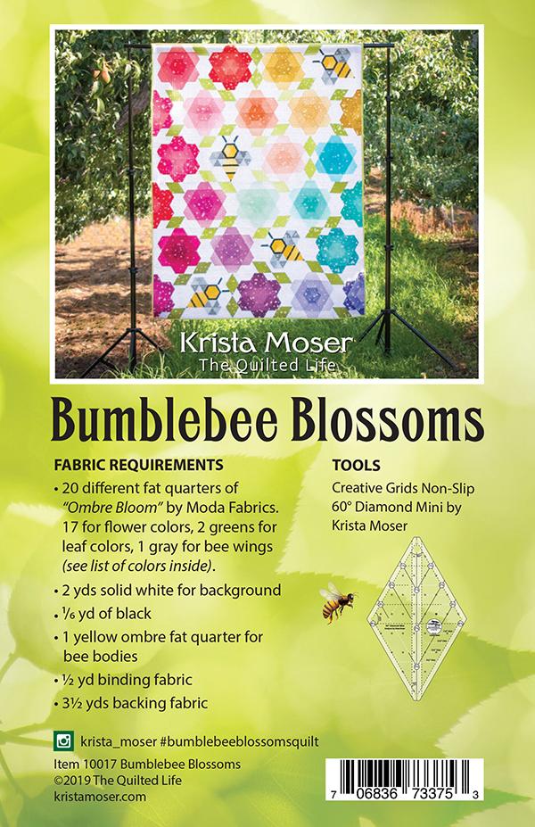 Krista Moser,the Quilted Life Bumblebee Blossoms - Quilt Pattern ...