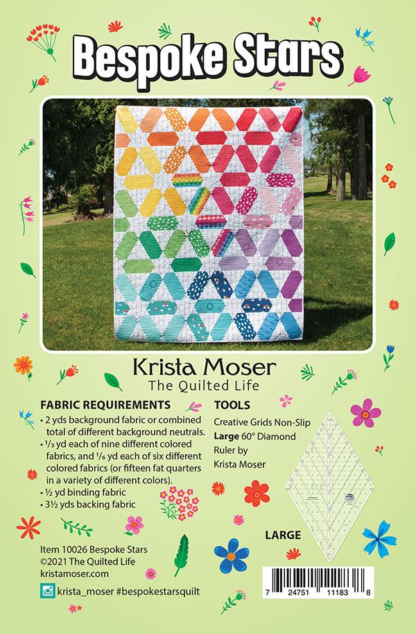 Krista Moser,the Quilted Life Bespoke Stars - Quilt Pattern - 123Stitch