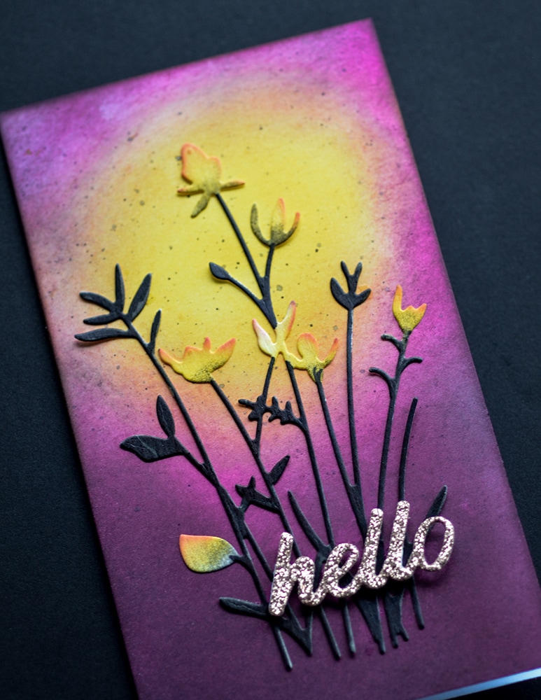 Memory Box Hello Rush Script - Craft Die 94468 - 123Stitch