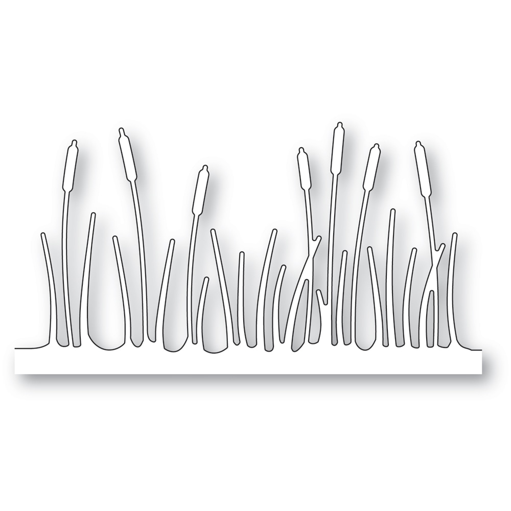 Memory Box Cattail Border - Craft Die 94625 - 123Stitch