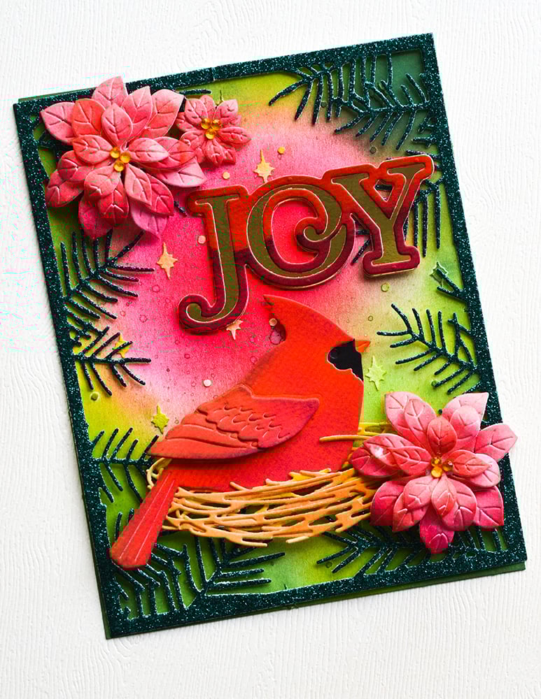Memory Box Small Poinsettia Layers - Craft Die 94756 - 123Stitch