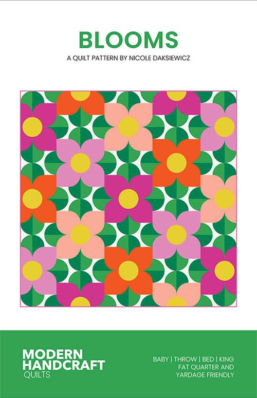 Modern Handcraft Blooms - Quilt Pattern - 123Stitch