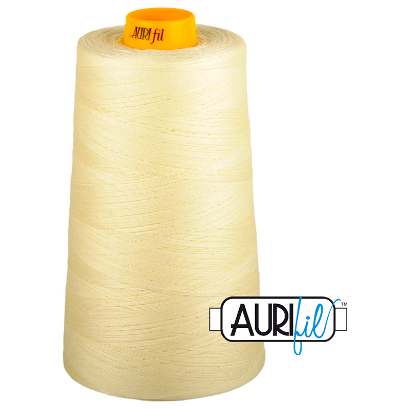 Aurifil Longarm Thread 40wt 3ply 3000m Large Lemon 2110 - 123Stitch