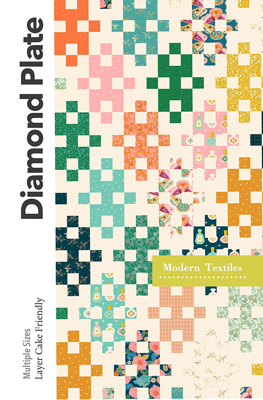 Modern Textiles Diamond Plate Quilt Pattern - 123Stitch