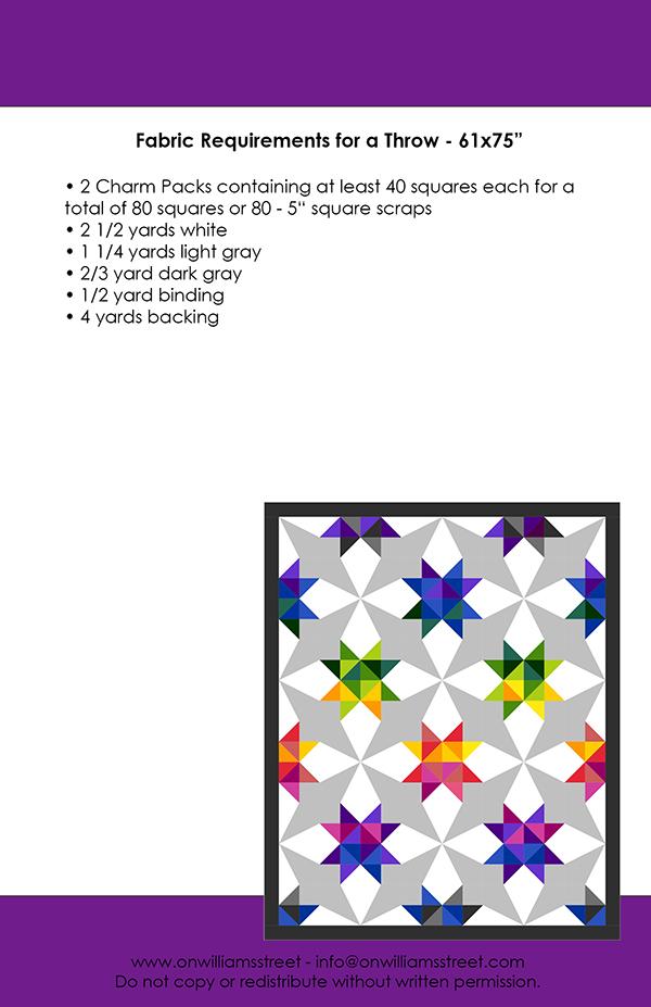 On Williams Street Whirl - Quilt Pattern - 123Stitch