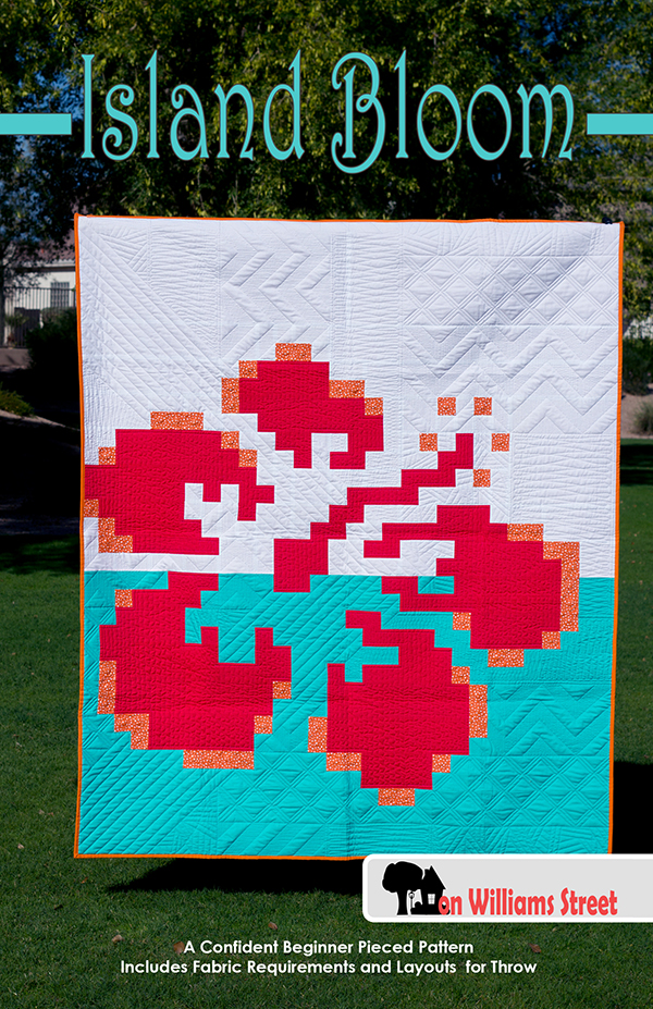 On Williams Street Island Bloom - Quilt Pattern - 123Stitch