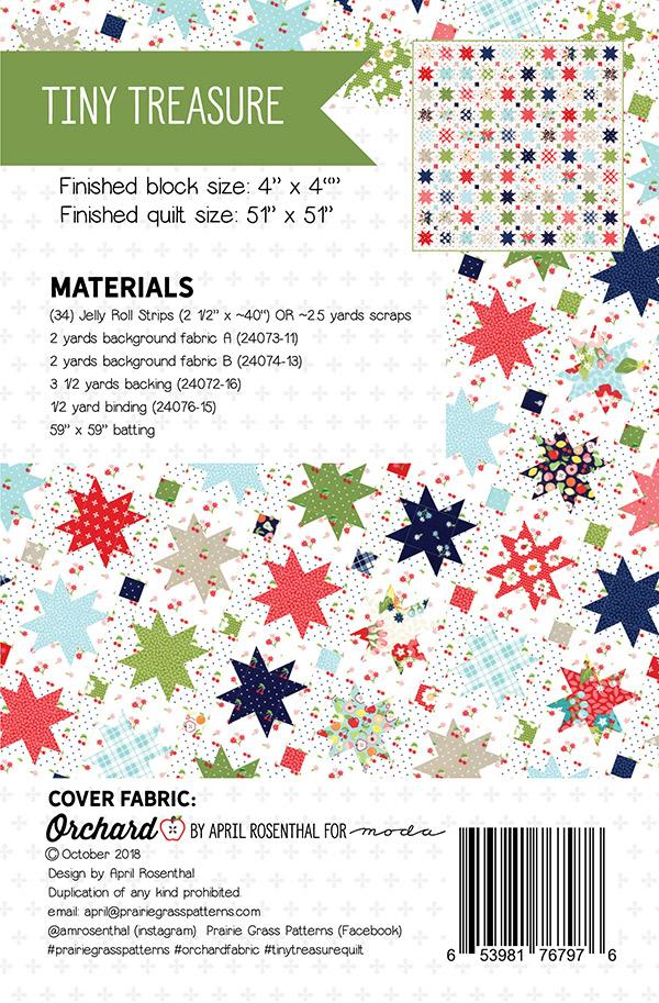 Prairie Grass Patterns Tiny Treasure - Quilt Pattern - 123Stitch