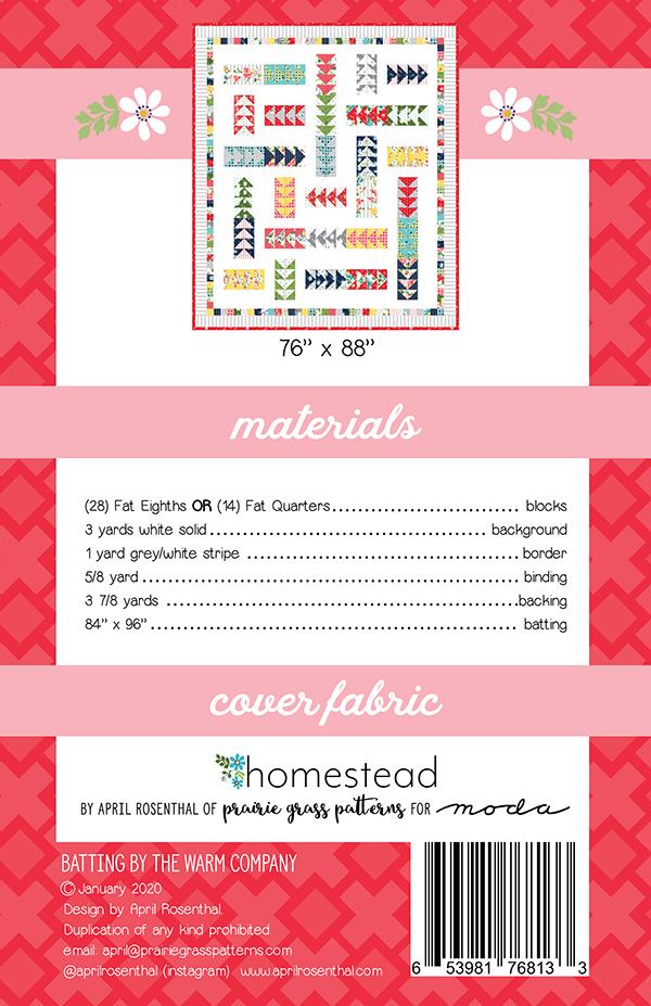 Prairie Grass Patterns Follow Me - Quilt Pattern - 123Stitch