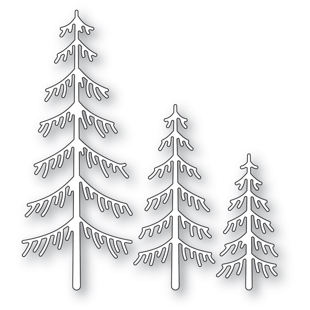 Poppystamps Heavy Branching Trees - Craft Die - 123Stitch