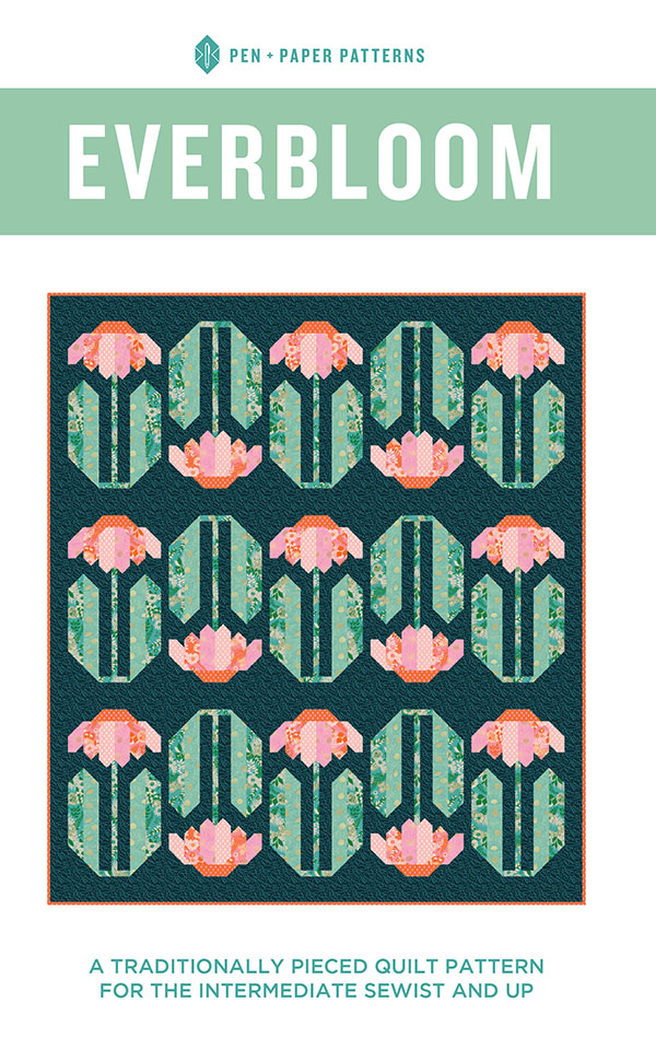 Pen and Paper Patterns Everbloom - Quilt Pattern - 123Stitch