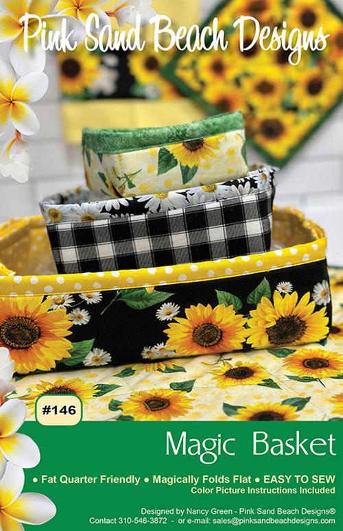 Pink Sand Beach Designs Magic Basket - Quilt Pattern - 123Stitch