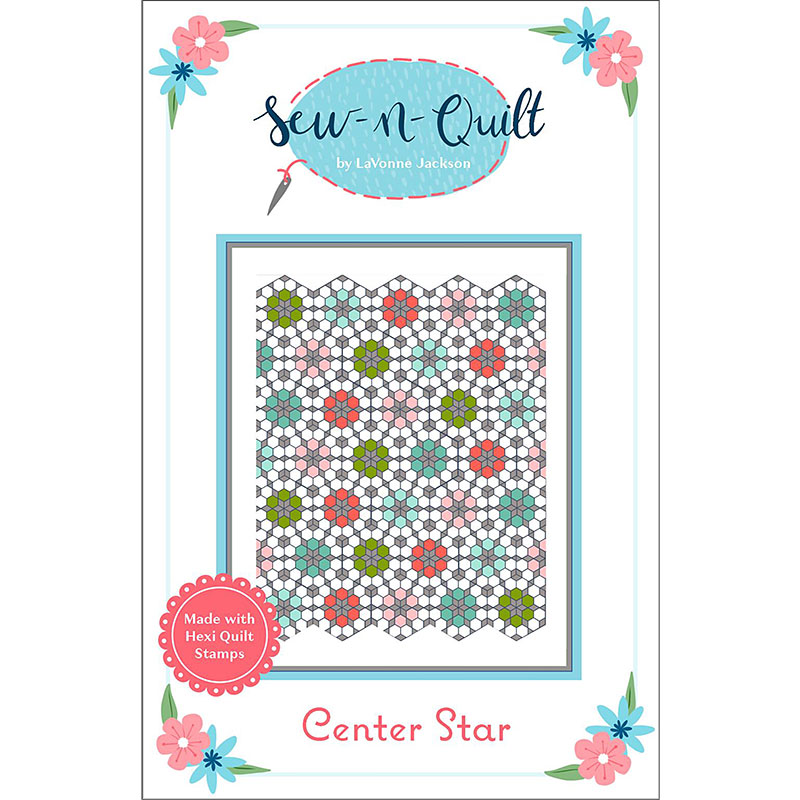 Sew N Quilt Center Star - Quilt Pattern - 123Stitch