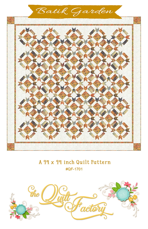 The Quilt Factory Batik Garden - Quilt Pattern - 123Stitch