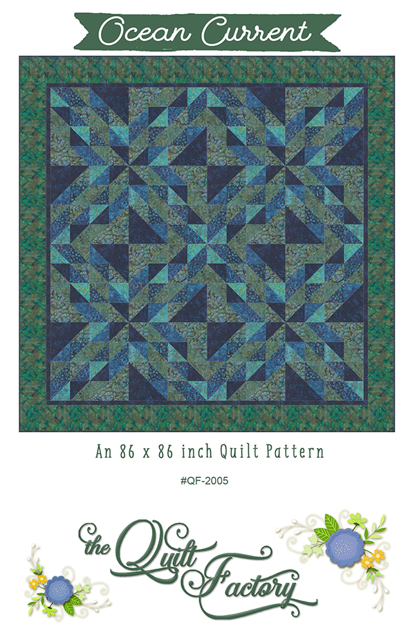The Quilt Factory Ocean Current - Quilt Pattern - 123Stitch