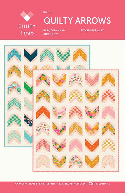 Emily Dennis Of Quilty Love Quilty Arrows - Quilt Pattern - 123Stitch