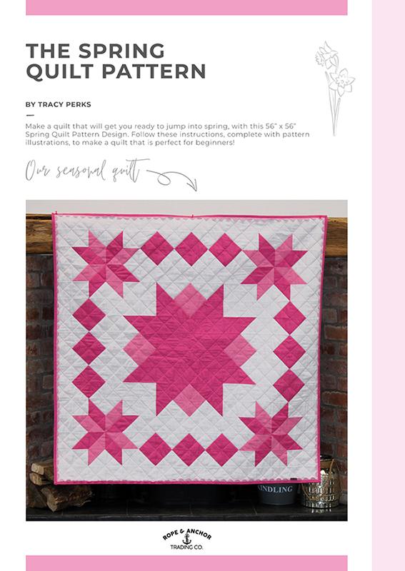 Rope And Anchor Trading Co The Spring Quilt - Quilt Pattern - 123Stitch