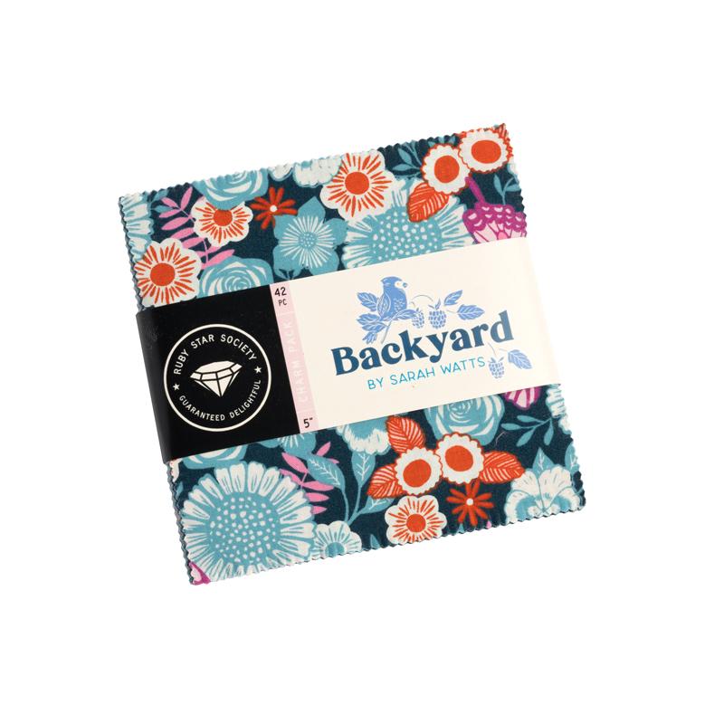 Sarah Watts Backyard - Charm Pack - 123Stitch