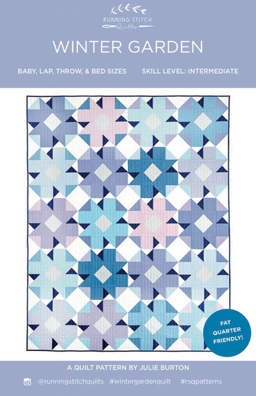 Running Stitch Quilts Winter Garden - Quilt Pattern - 123Stitch