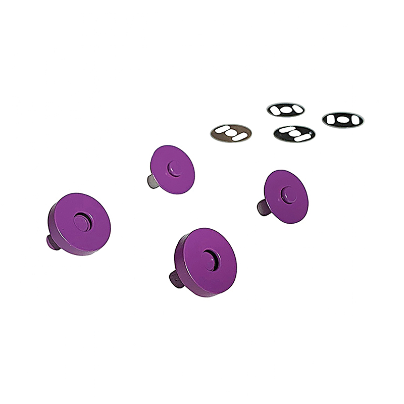 Sassafras Lane Magnetic Snaps Purple 2ct - 123Stitch